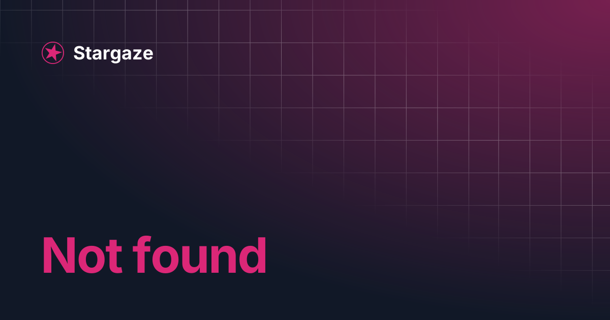 2. Configure your project | Stargaze